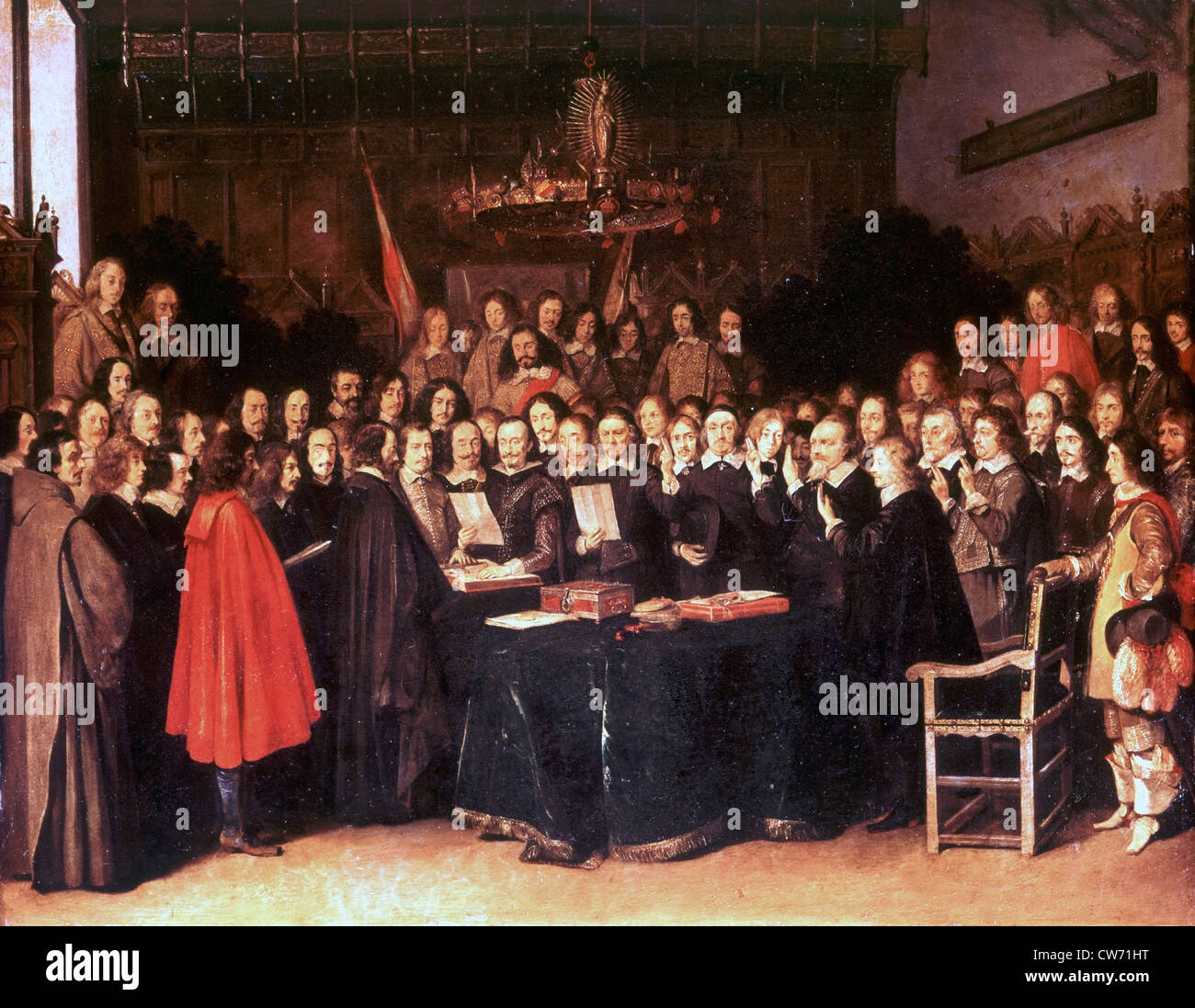 Traité de Westphalie. 1648 Photo Stock - Alamy