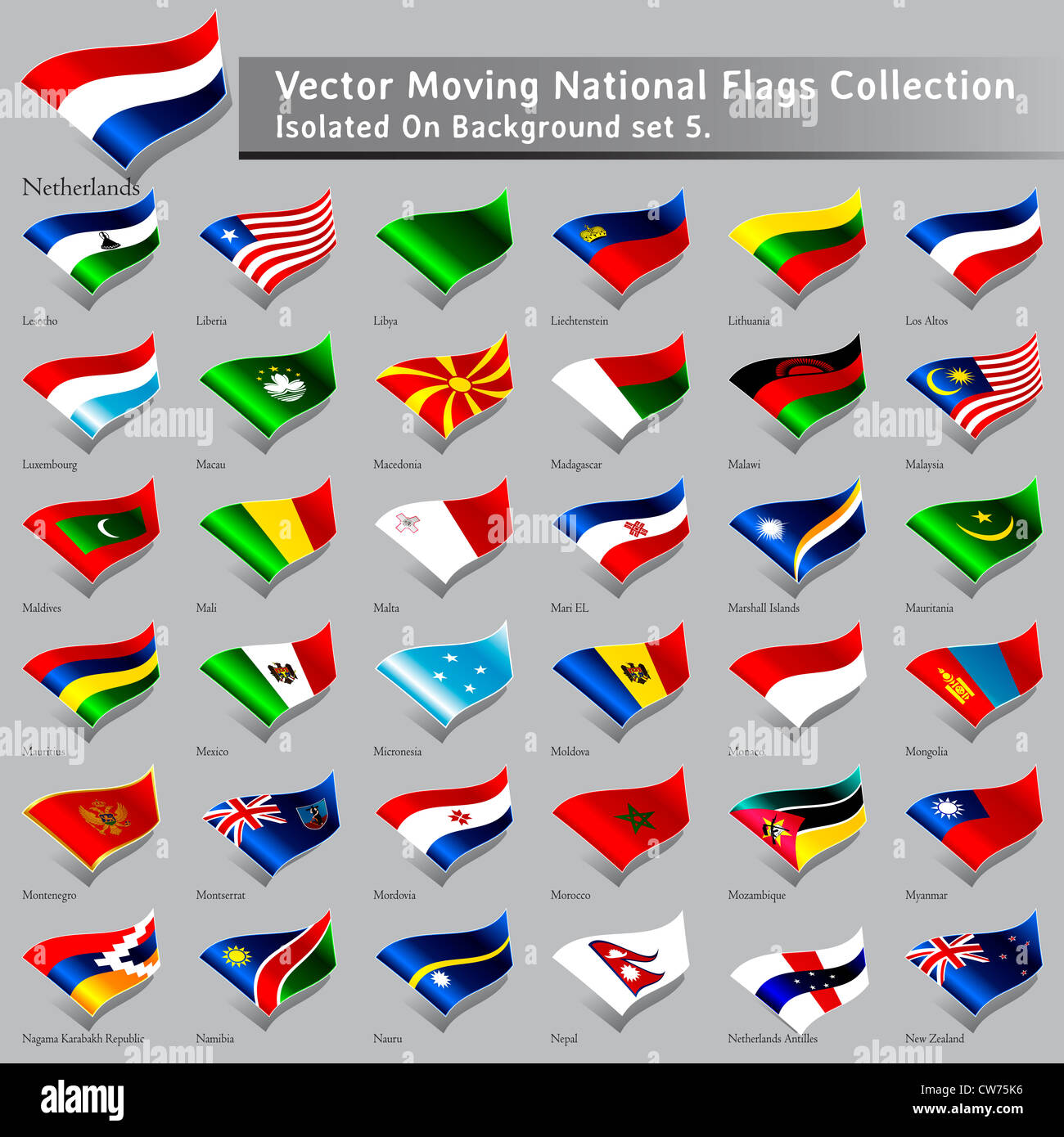 Drapeaux du monde Banque de photographies et d’images à haute ...