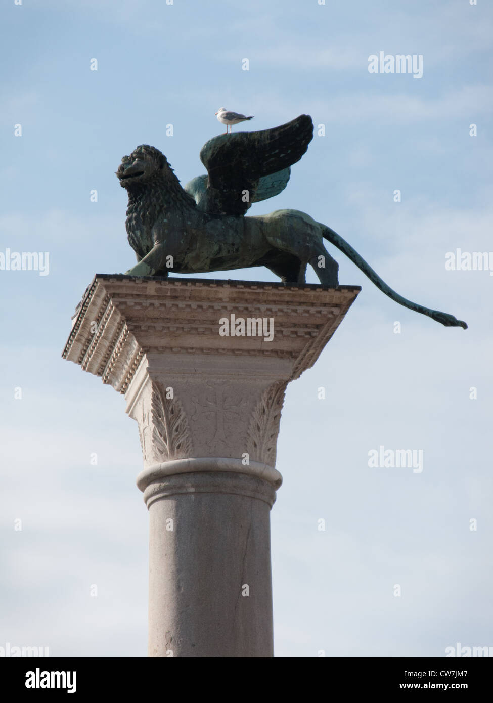 Colonne du lion de san marco Banque de photographies et d’images à ...