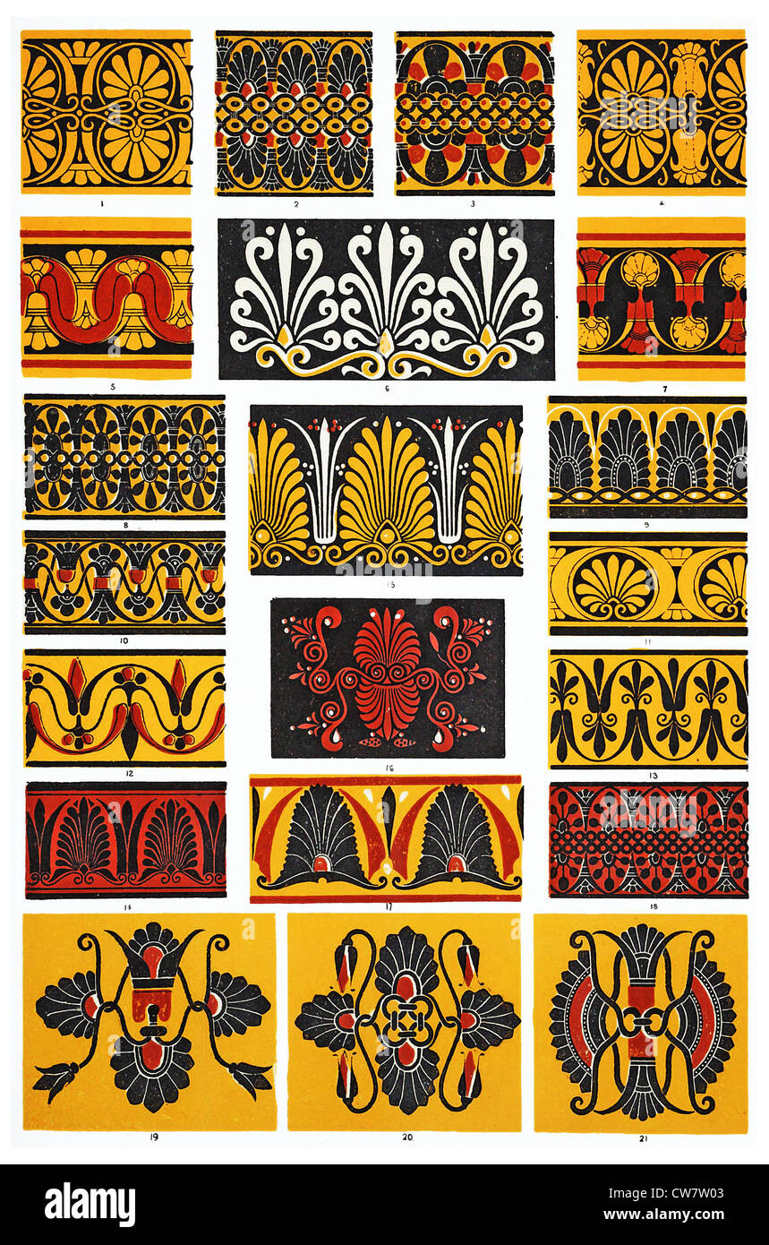 Greek ornament etruscan ornament Banque de photographies et d’images à ...