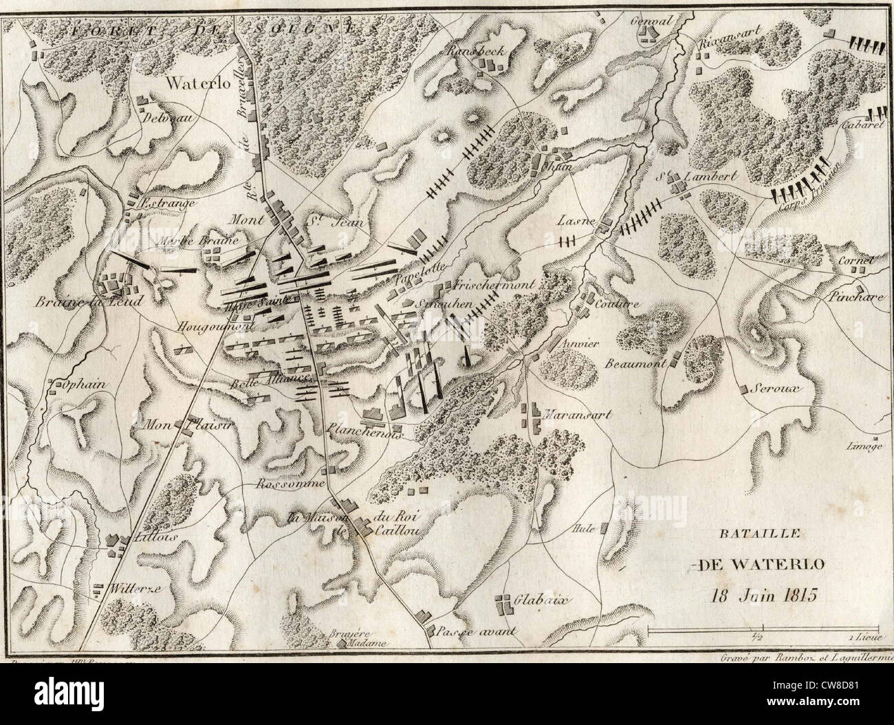 Bataille De Waterloo Banque d'image et photos - Alamy
