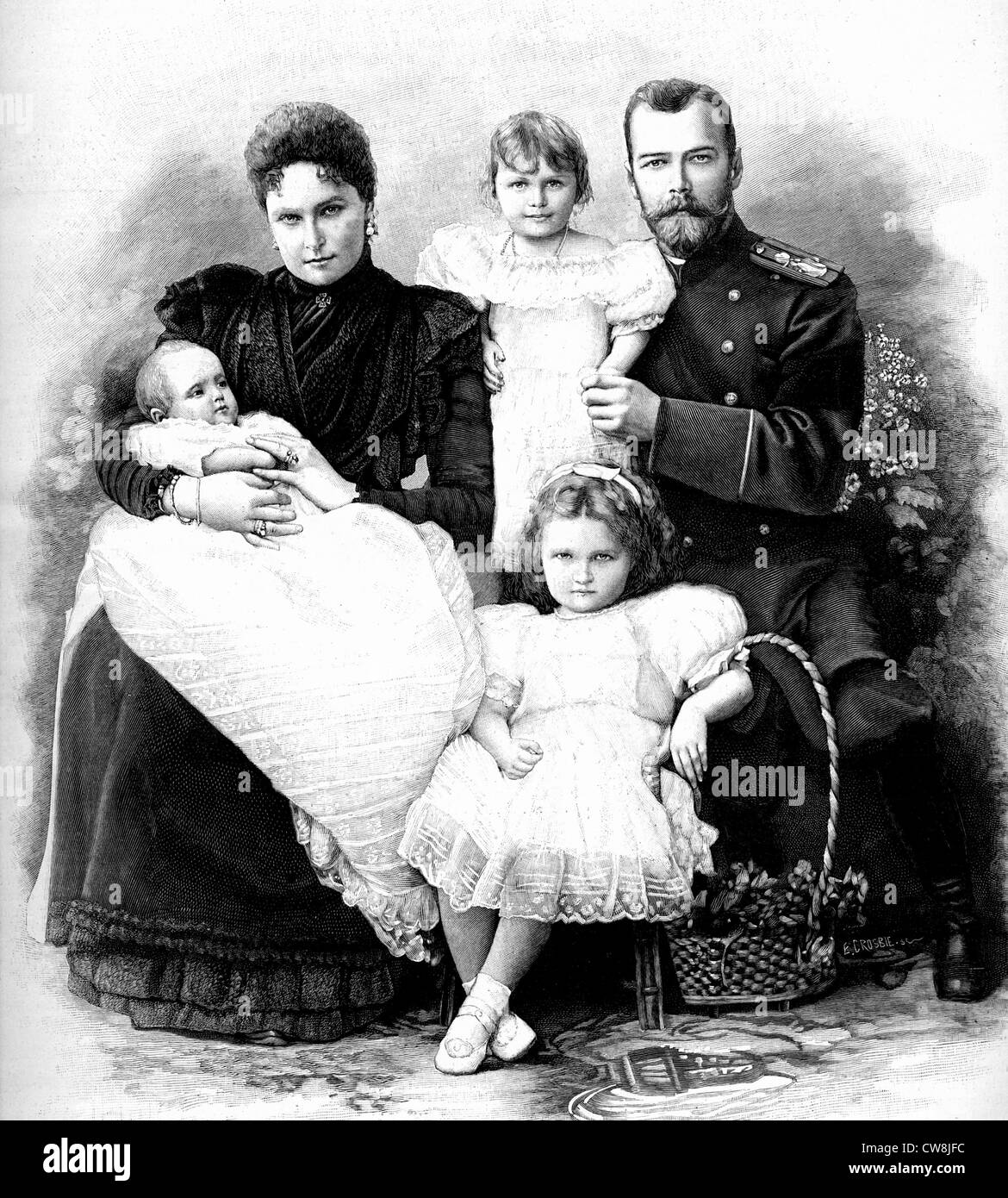 The Romanov Family Banque d'image et photos - Alamy