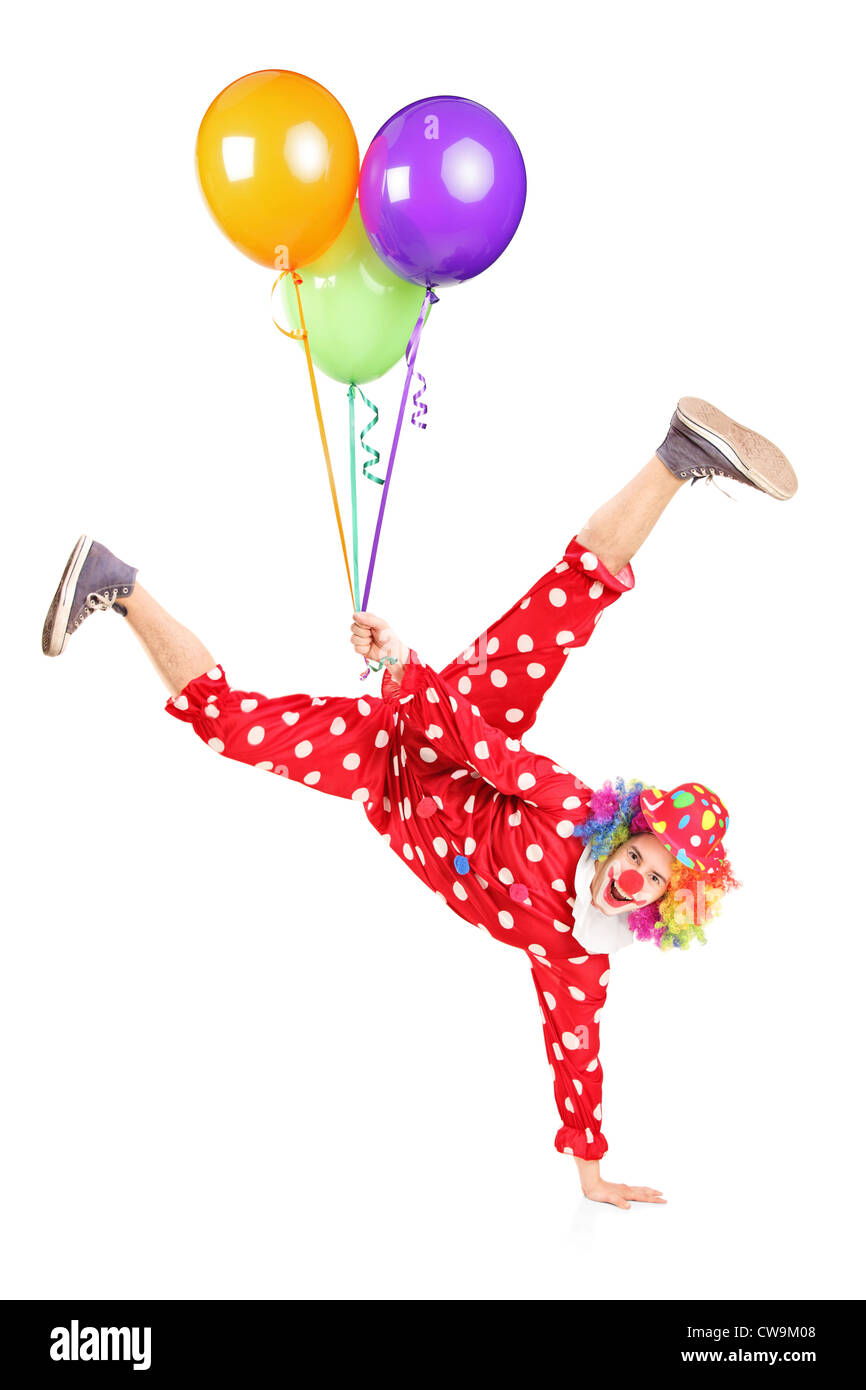 Handstand circus Banque d'images détourées - Alamy