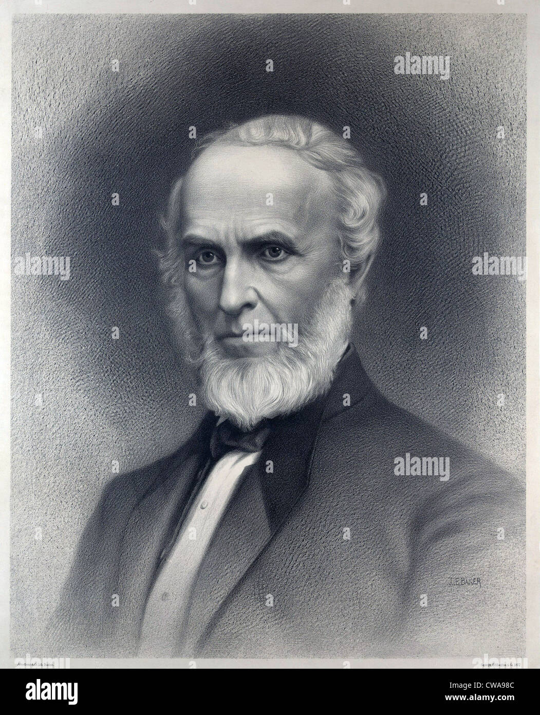 Portrait de john greenleaf whittier Banque de photographies et d’images ...