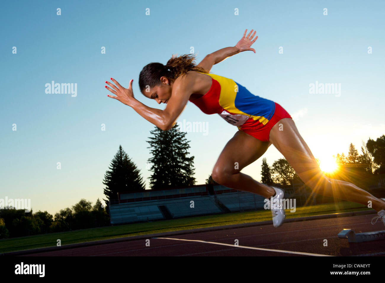 Starting blocks Banque de photographies et d’images à haute résolution ...