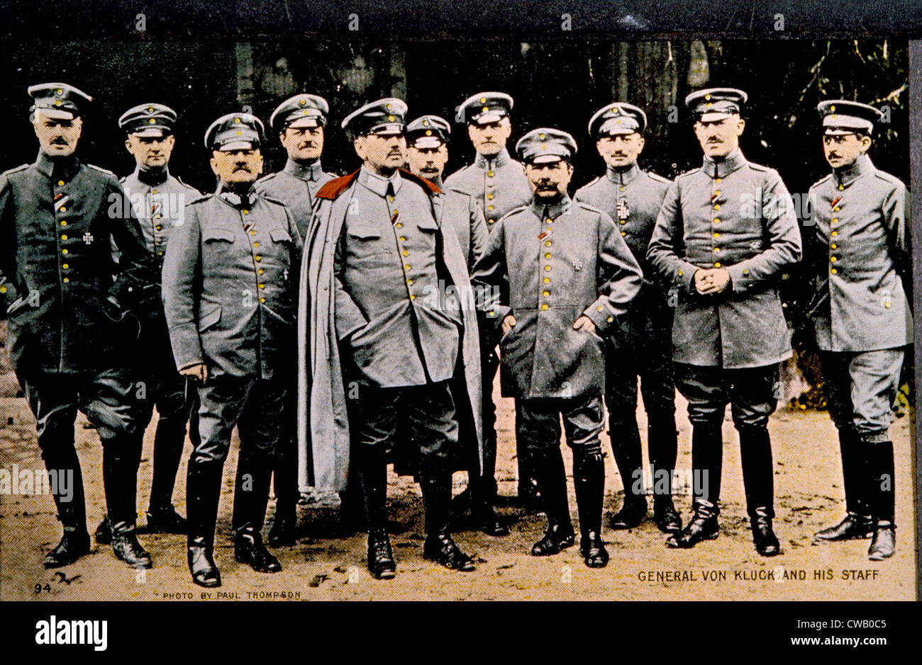 La Première Guerre mondiale, le Général Allemand Alexander Von Kluck ...