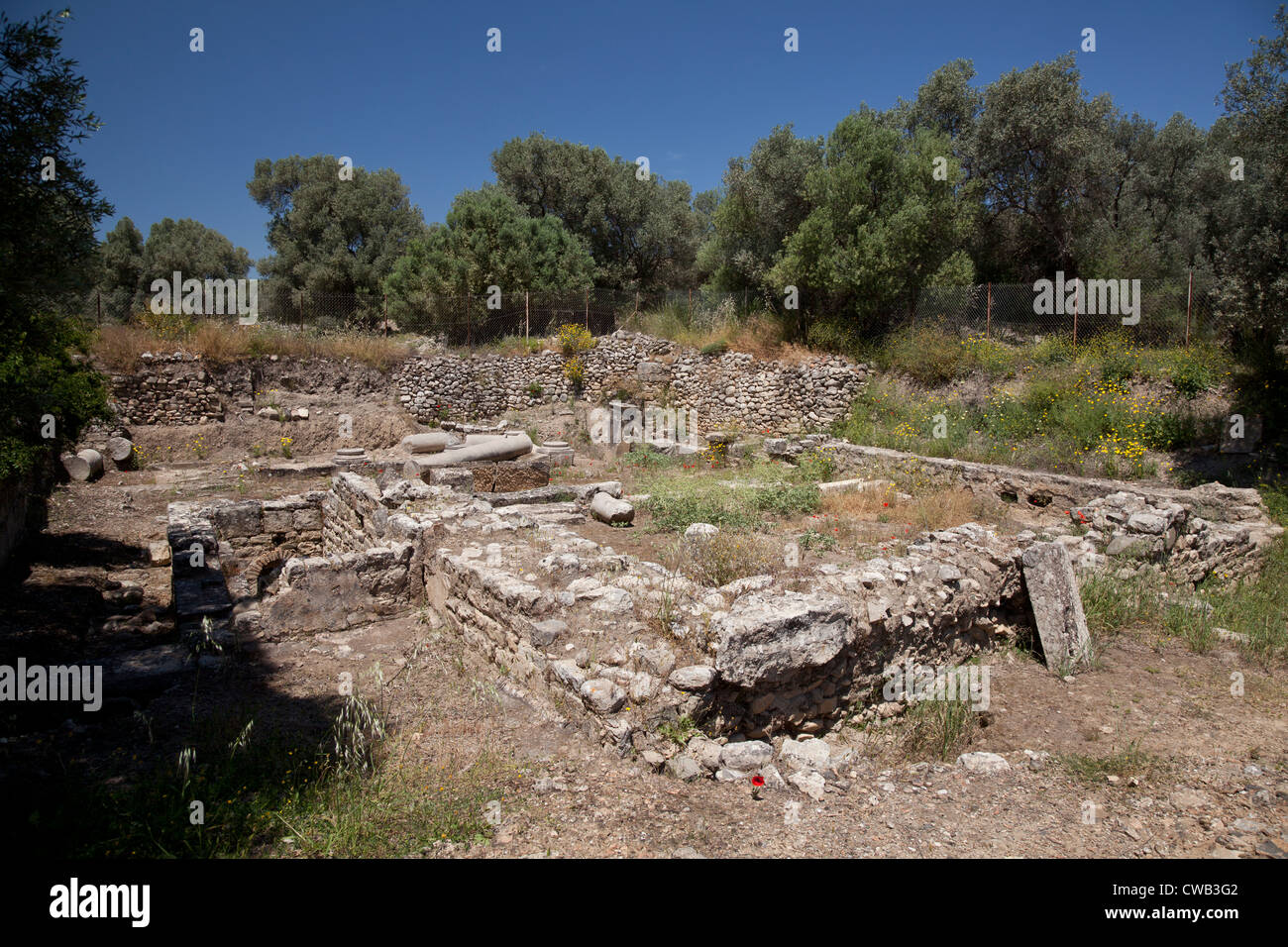 Roman ruins crete greece Banque de photographies et d’images à haute ...
