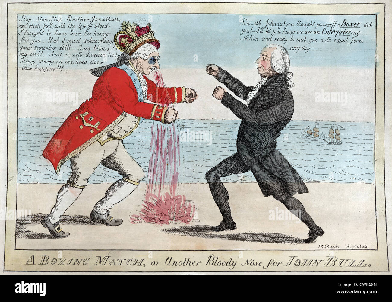 James Madison, "un match de boxe, ou d'un autre nez en sang pour John ...