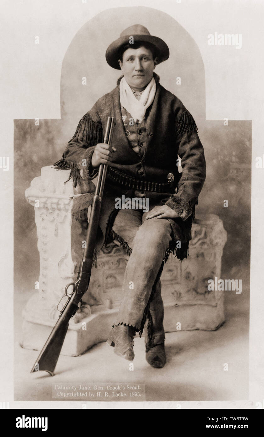 Calamity Jane (1852-1903), était un scout pour Indian fighter, le ...