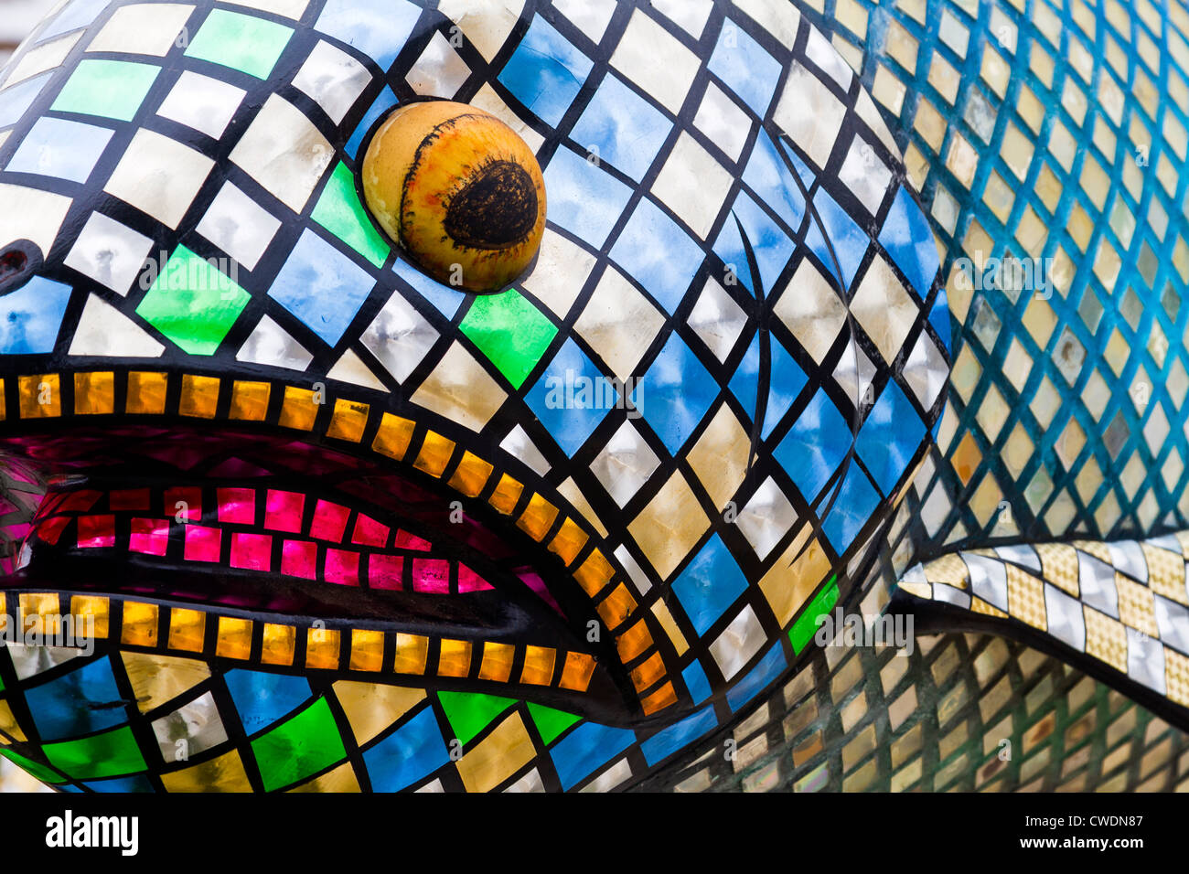 Sculpture oeuvre mosaique art Banque de photographies et d’images à ...