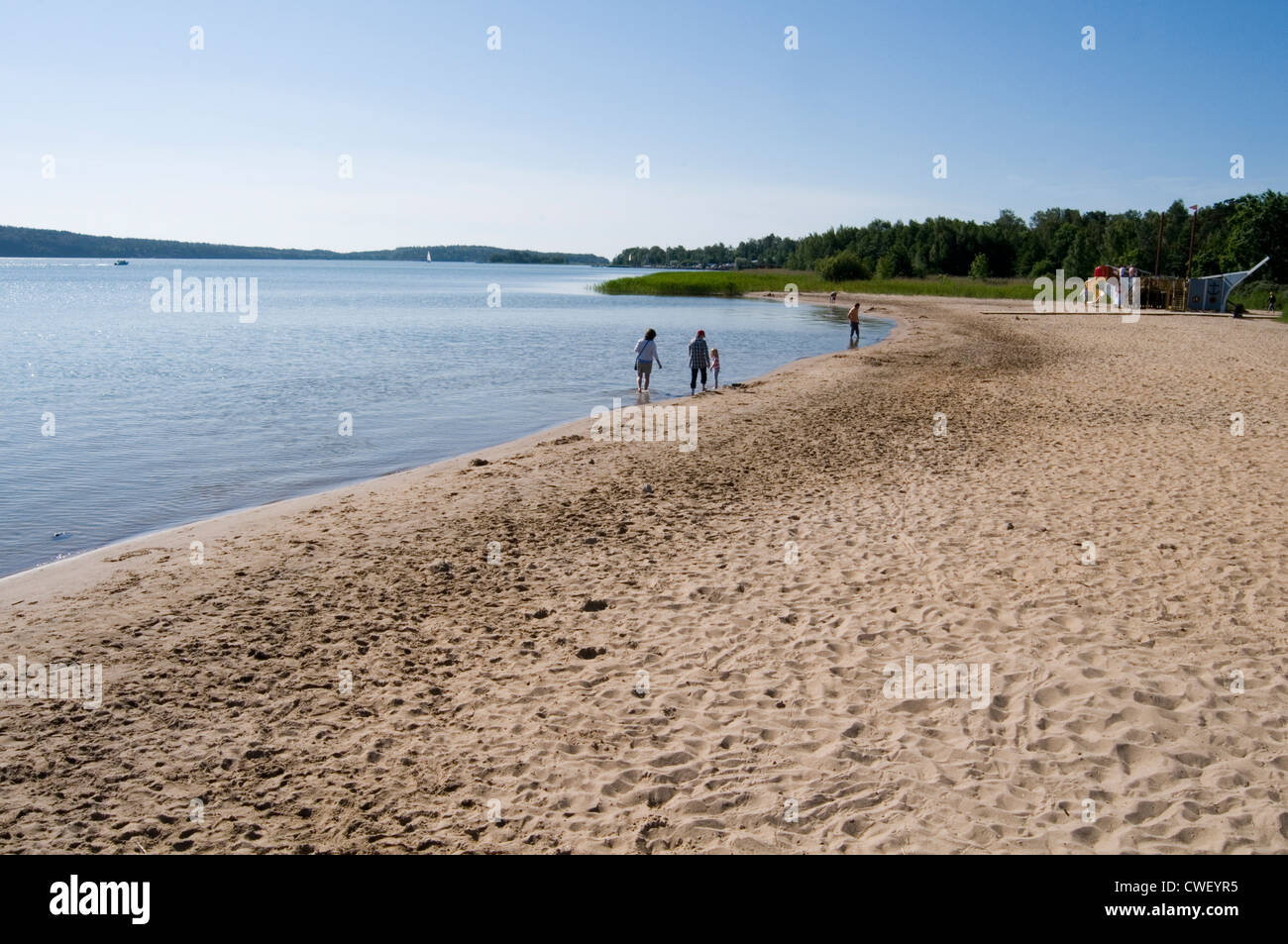 Iles Aland island plage Plages Plages de sable sable de l'heure d'été ...