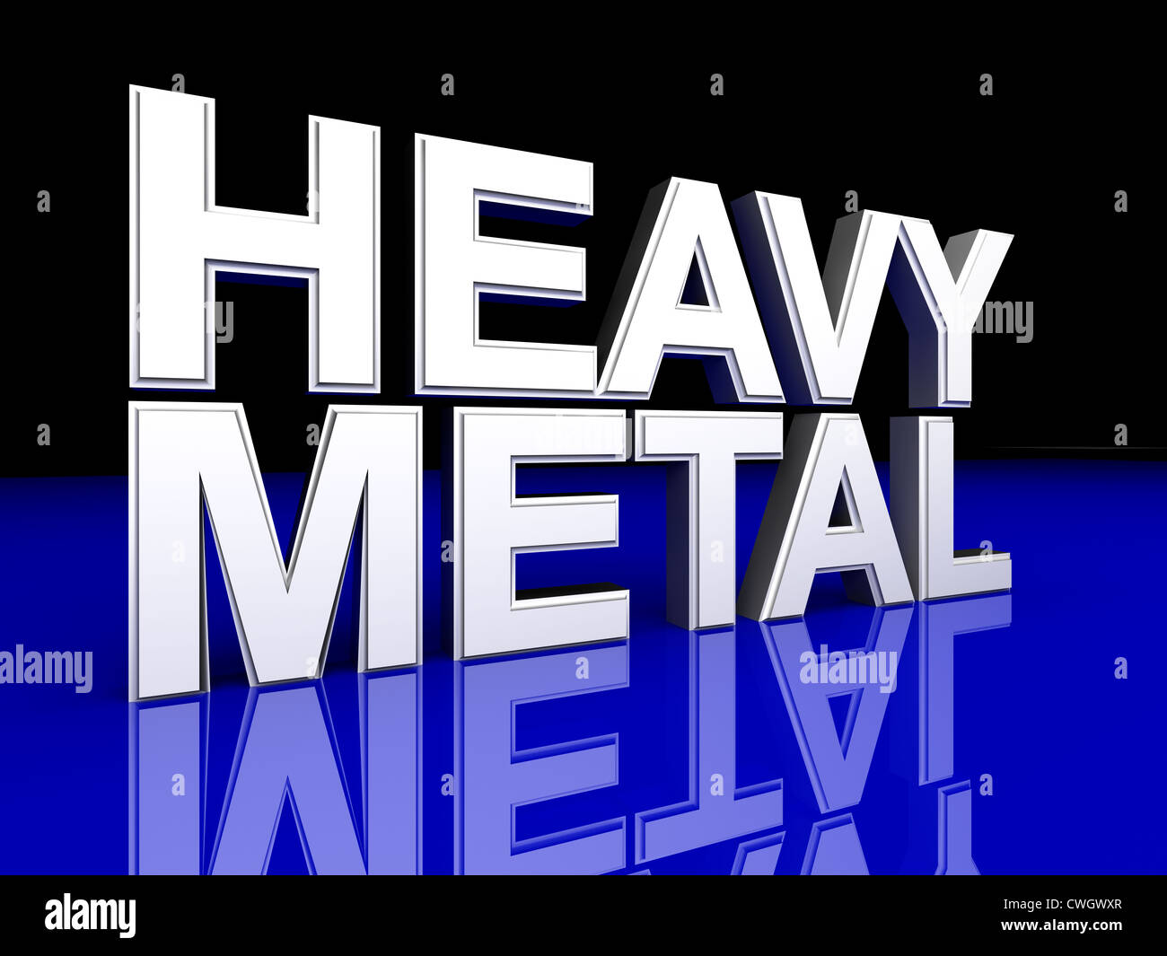 Symbole d'Heavy Metal Photo Stock - Alamy