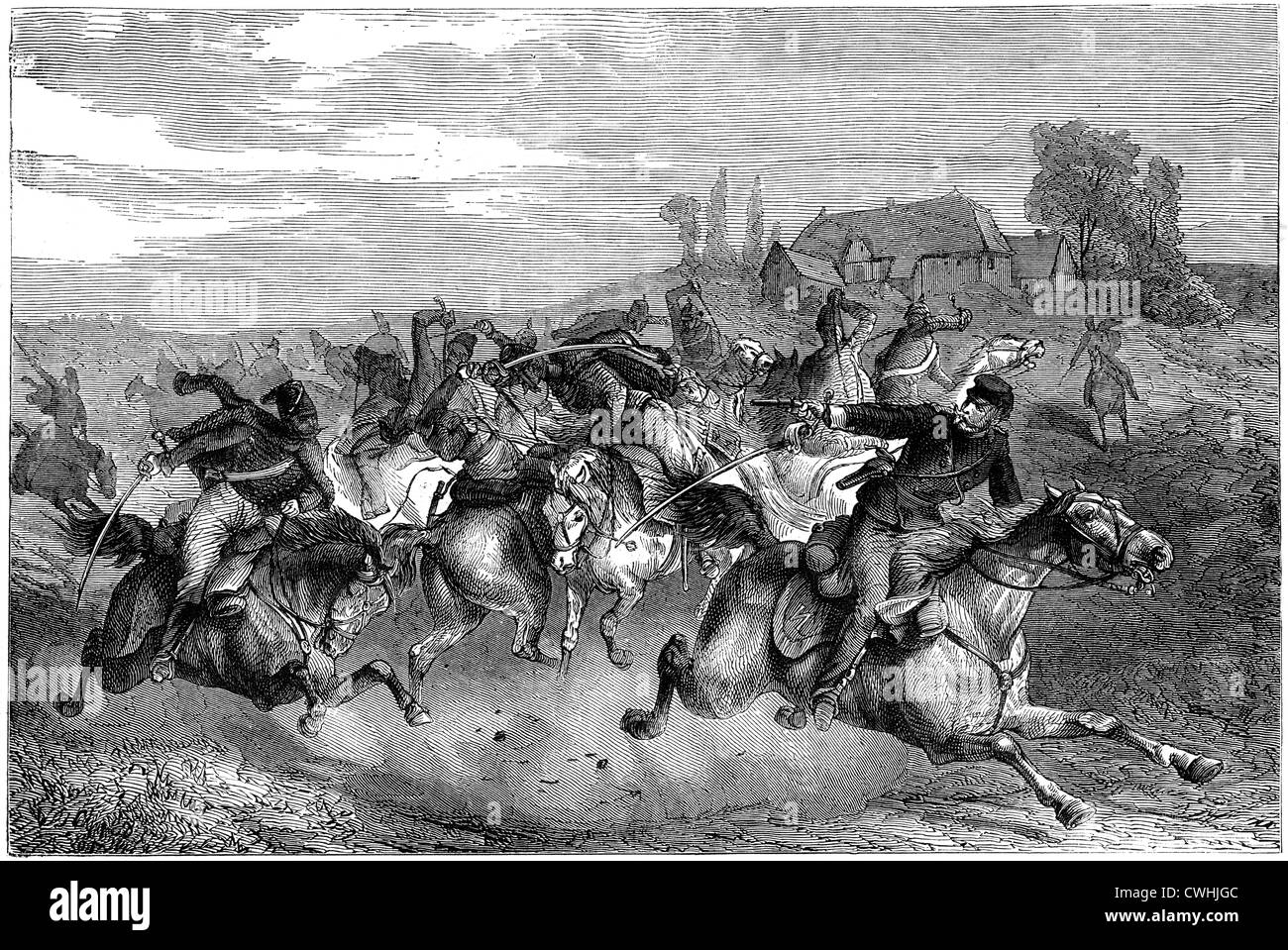 Escarmouche de cavalerie Banque de photographies et d’images à haute ...