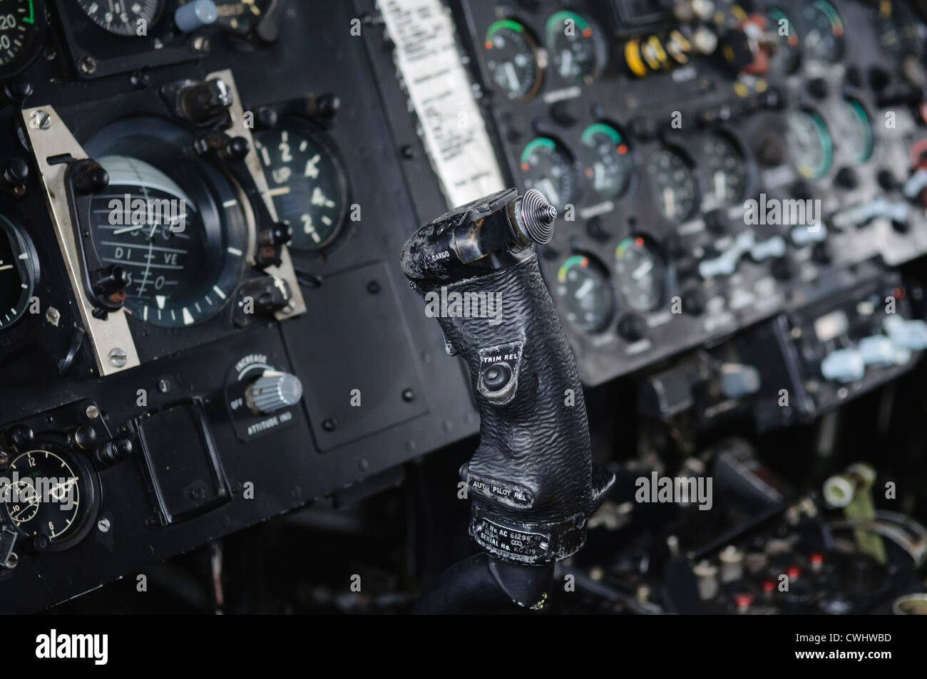 Helicopter control cyclic stick Banque de photographies et d’images à ...