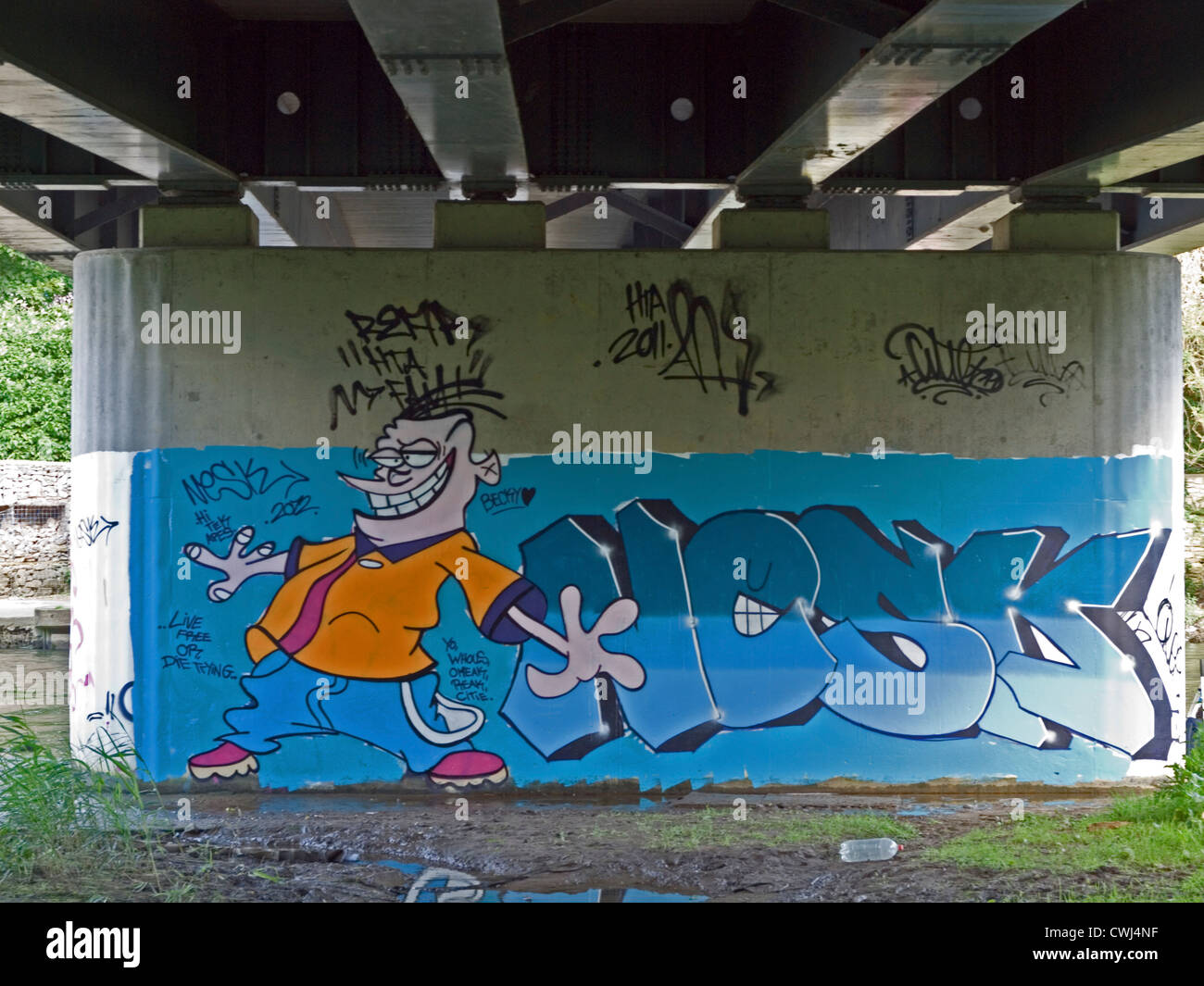 Graffitis sur mur Banque de photographies et d’images à haute ...