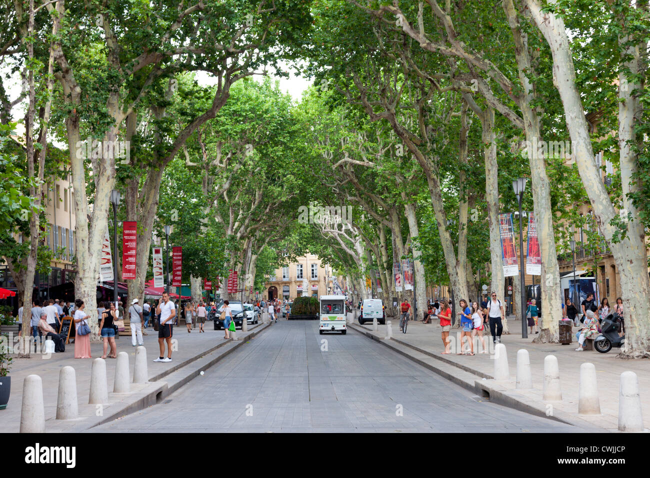 Cours mirabeau aix Banque de photographies et d’images à haute résolution - Alamy