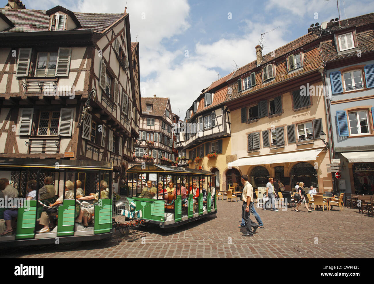 Little tourist train colmar alsace Banque de photographies et d’images ...
