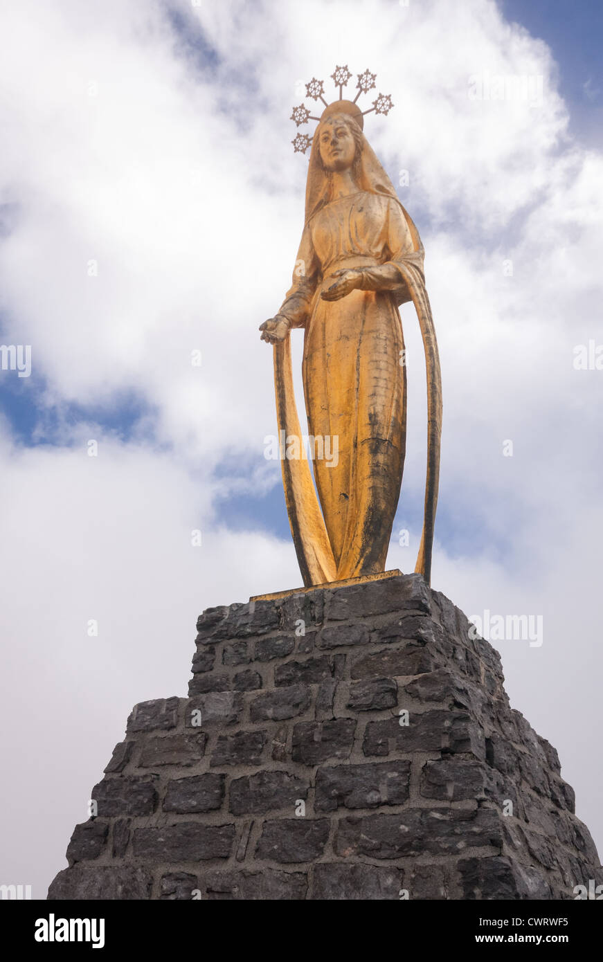 Statue vierge marie du rocher Banque de photographies et d’images à ...