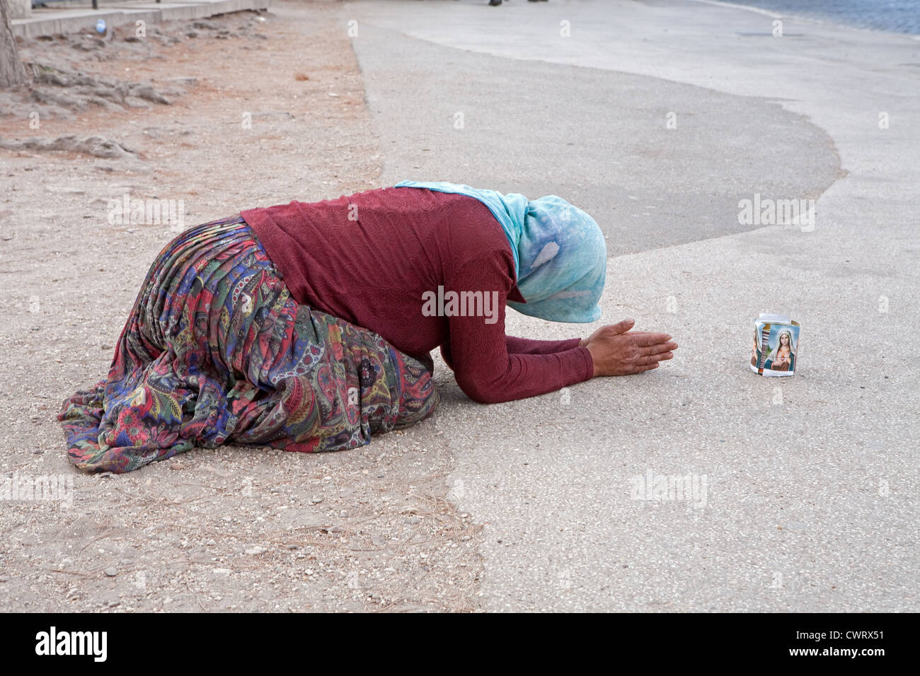 Une mendiante romaine Banque de photographies et d’images à haute ...