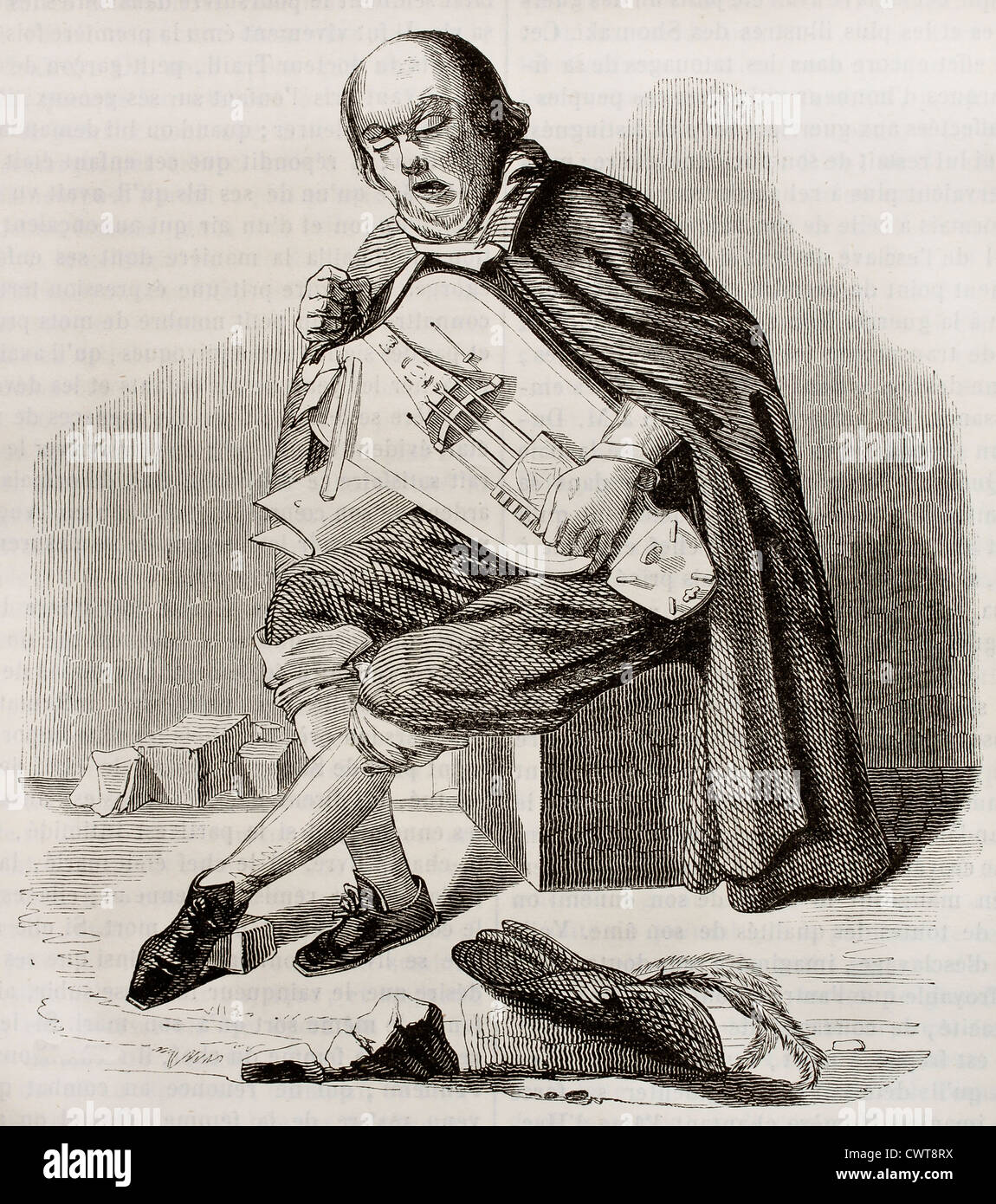 Joueur de vielle Banque de photographies et d’images à haute résolution ...