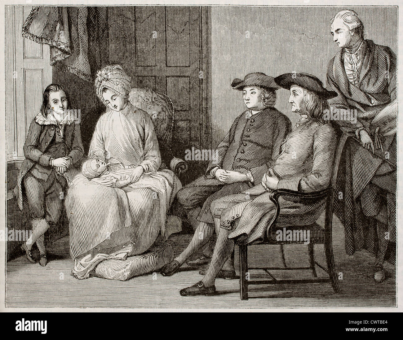 Benjamin west gravure Banque de photographies et d’images à haute ...