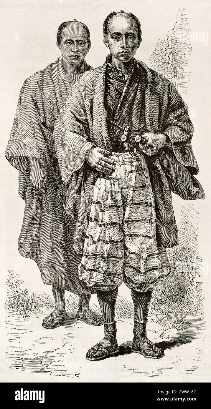 Historical illustration japan daimyo Banque de photographies et d ...