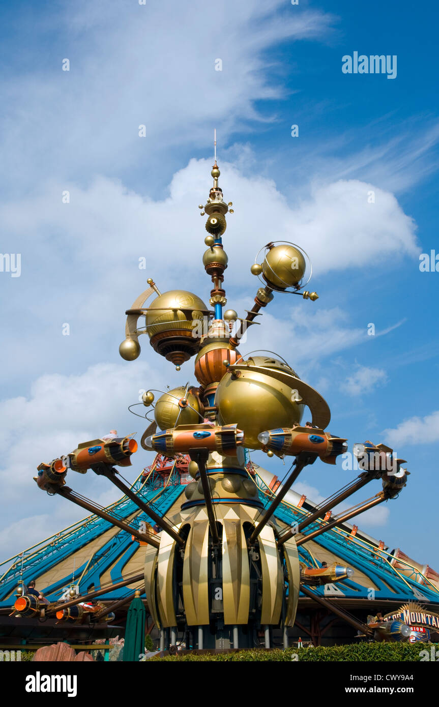 Orbitron ride, Disneyland Paris, Marne-La-Vallée, Seine-et-Marne, Ile ...