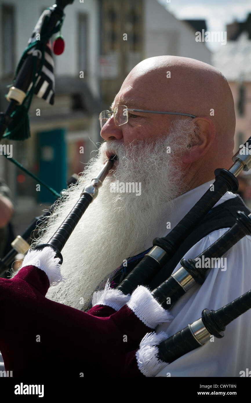 La cornemuse bretonne à Brest Bretagne France Photo Stock - Alamy