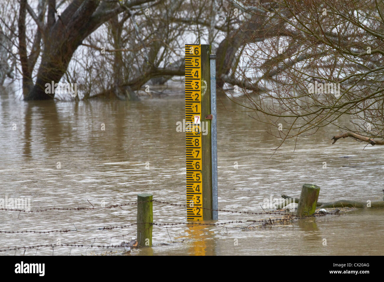 Flood gauge Banque de photographies et d’images à haute résolution - Alamy