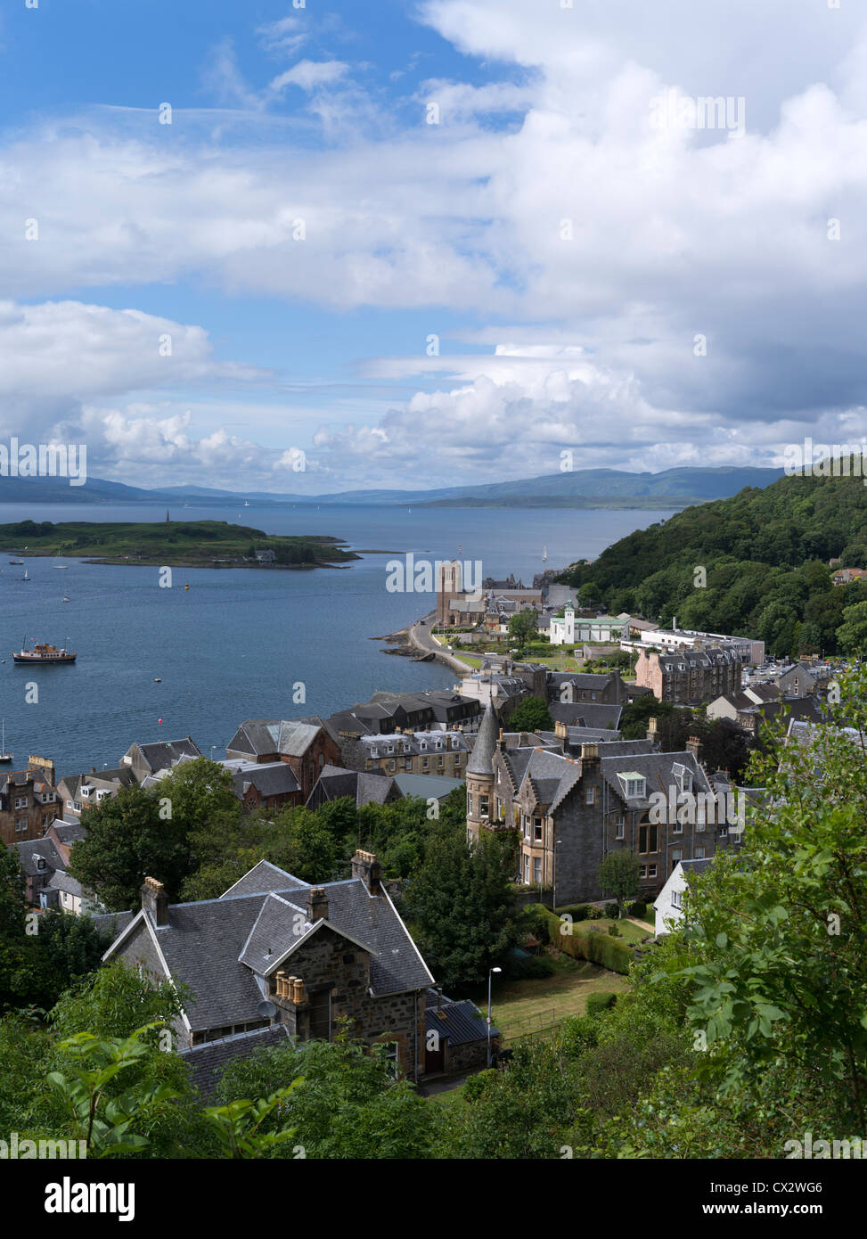 dh Oban Bay OBAN ARGYLL Scottish View depuis McCaig Tower Folly Coast ...