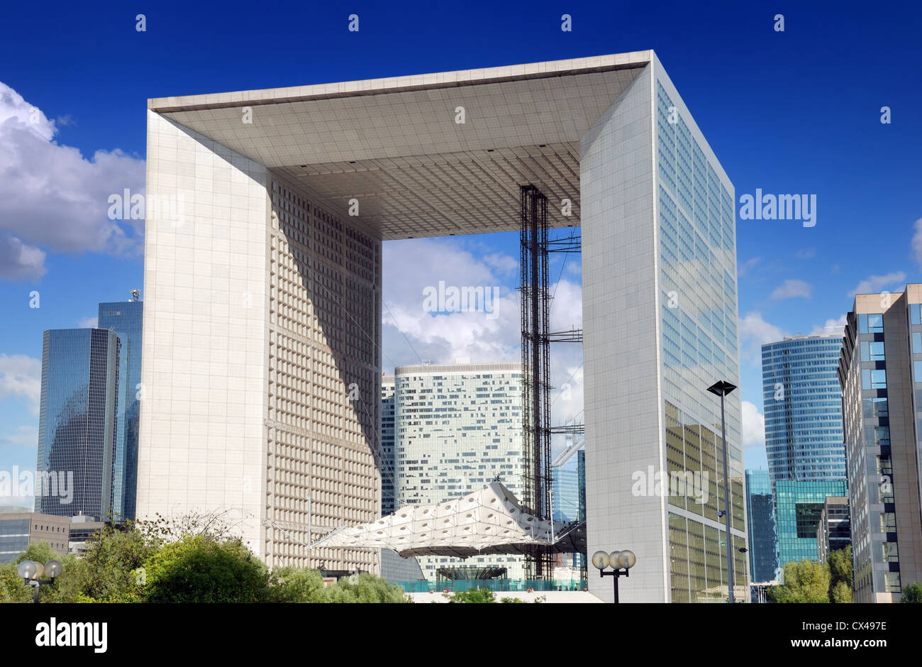 (Grande Arche La Grande Arche de la Défense) à Paris, France. Grand ...