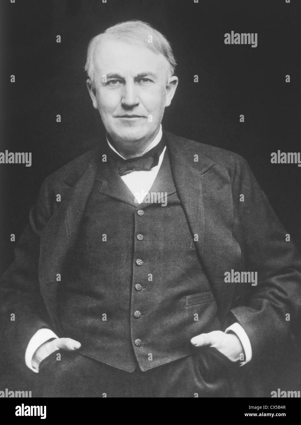 Thomas Alva Edison (1847-1931), Portrait Photo Stock - Alamy