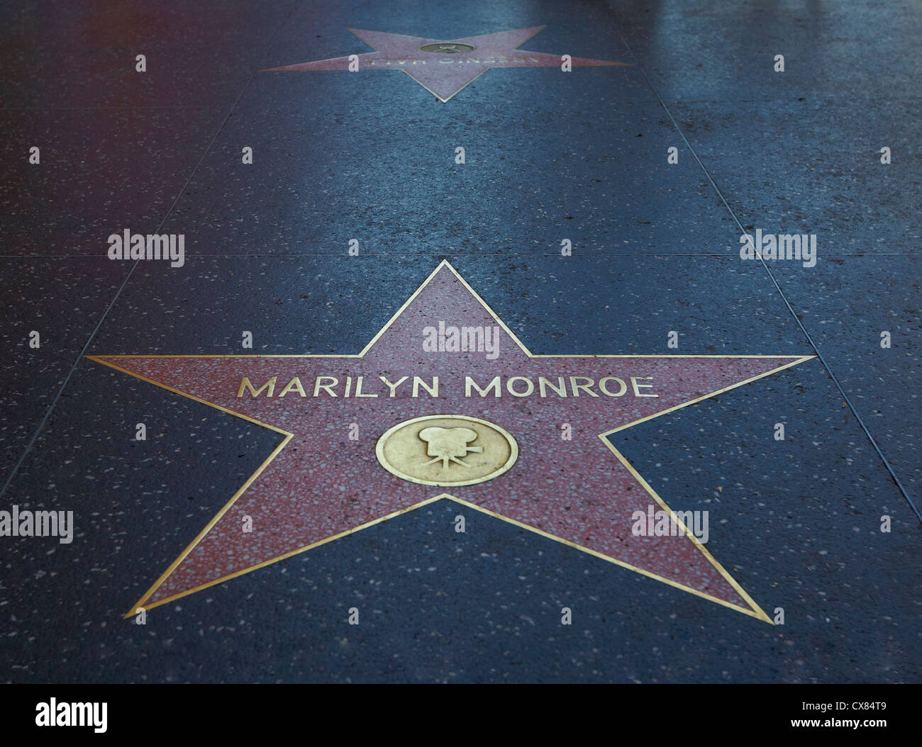 Marilyn Monroe Star Du Walk Of Fame Banque De Photographies Et Dimages