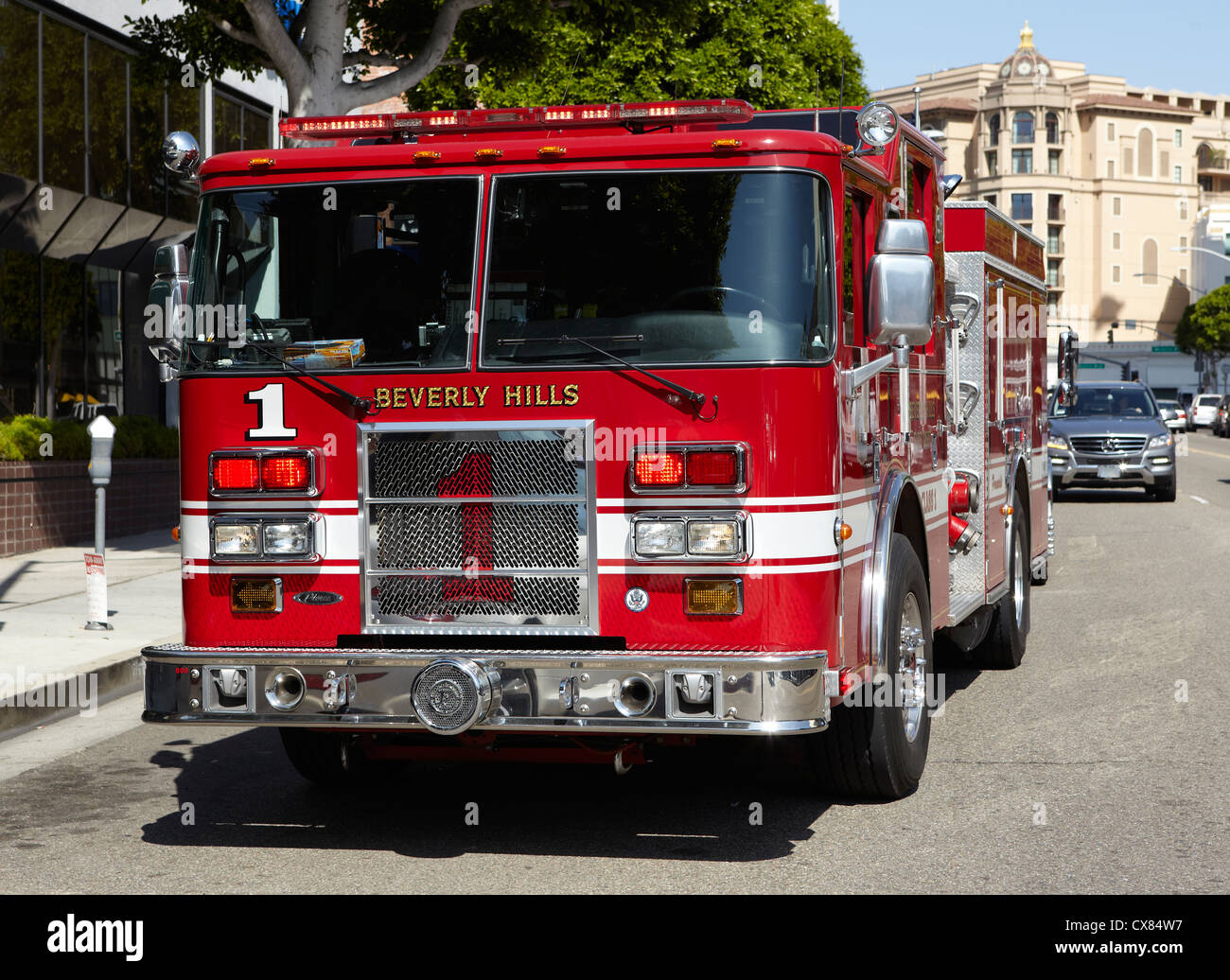 Beverly hills fire truck Banque de photographies et d’images à haute ...