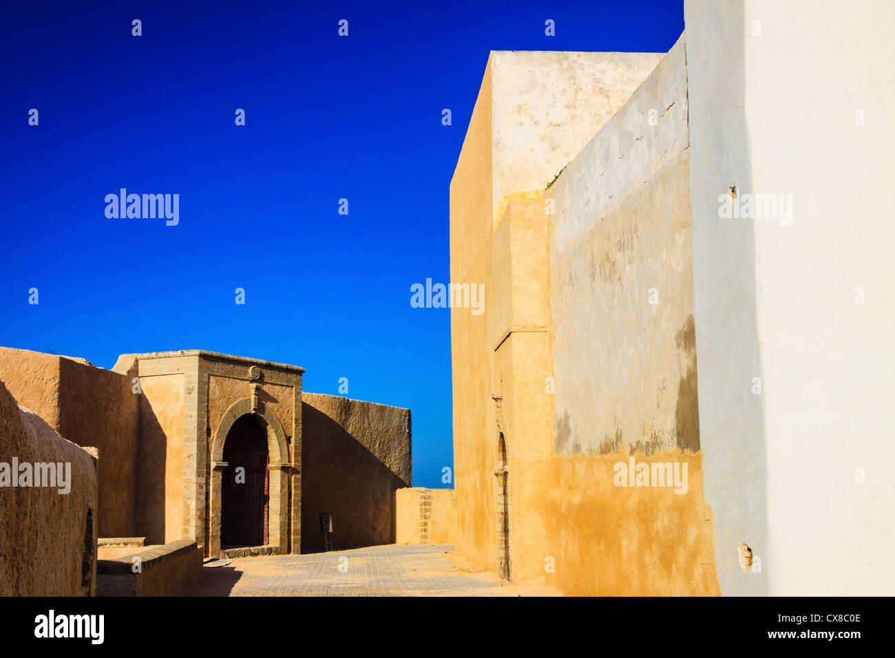 Bastion de la ville portugaise fortifiée d'El Jadida, Maroc atlantique ...