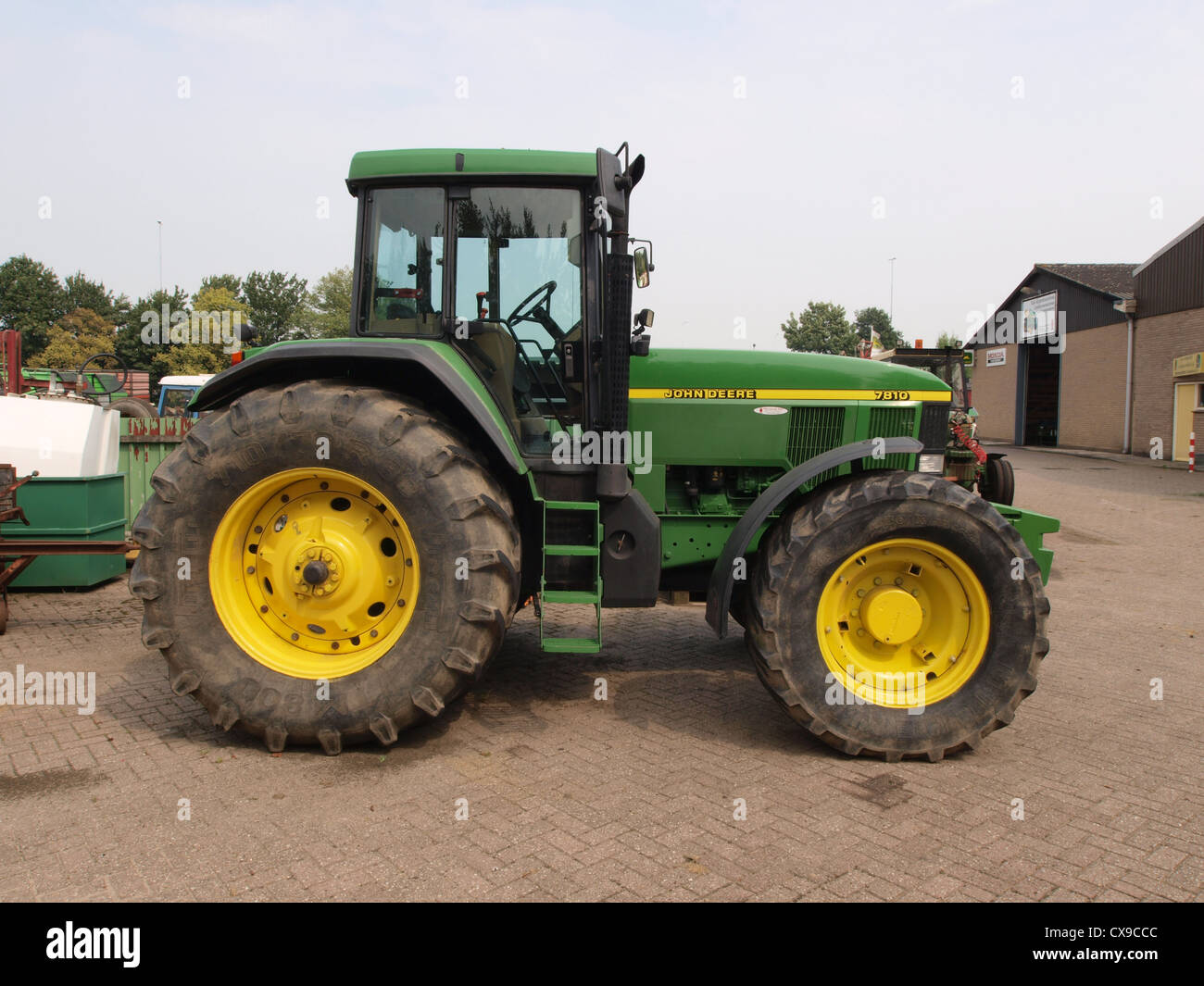 John Deere 7810 Photo Stock - Alamy