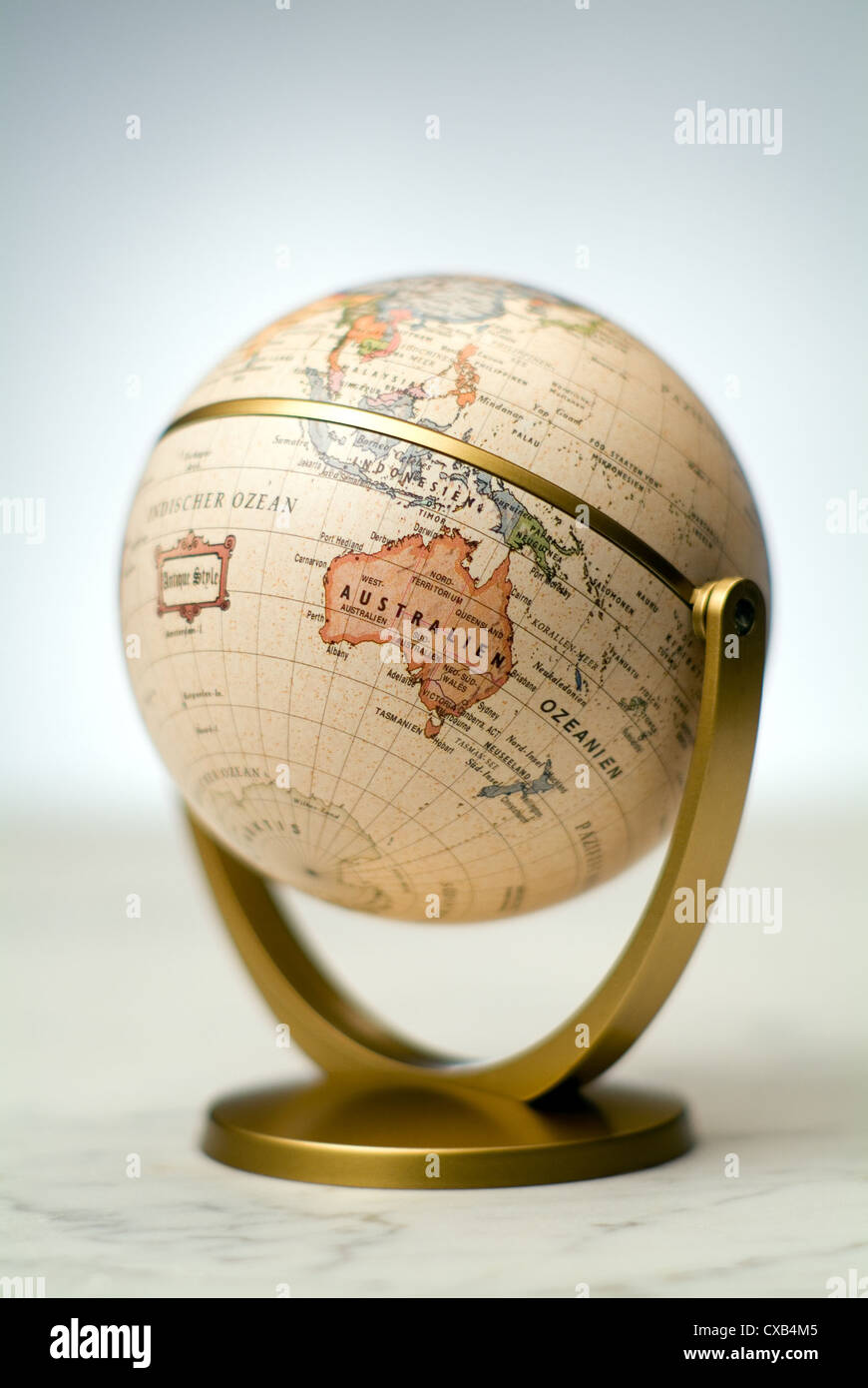 Cartes de la terre globe planète continent Banque de photographies et d ...