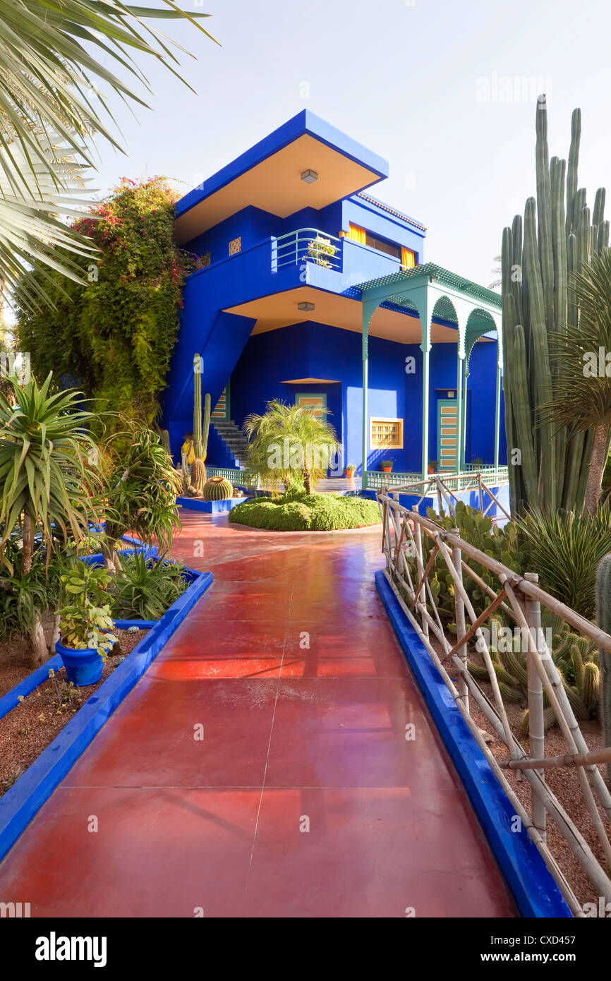 Le jardin Majorelle, Marrakech, Maroc, Afrique du Nord, Afrique Photo ...
