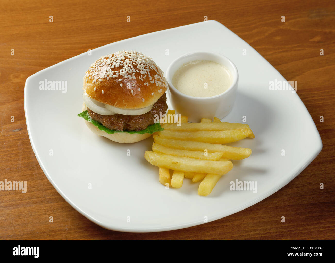 Viande hachée frites Banque de photographies et d’images à haute ...