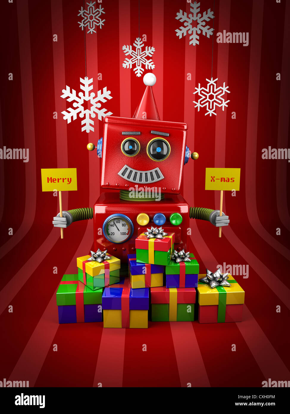 Robot jouet noel Banque de photographies et d’images à haute résolution ...