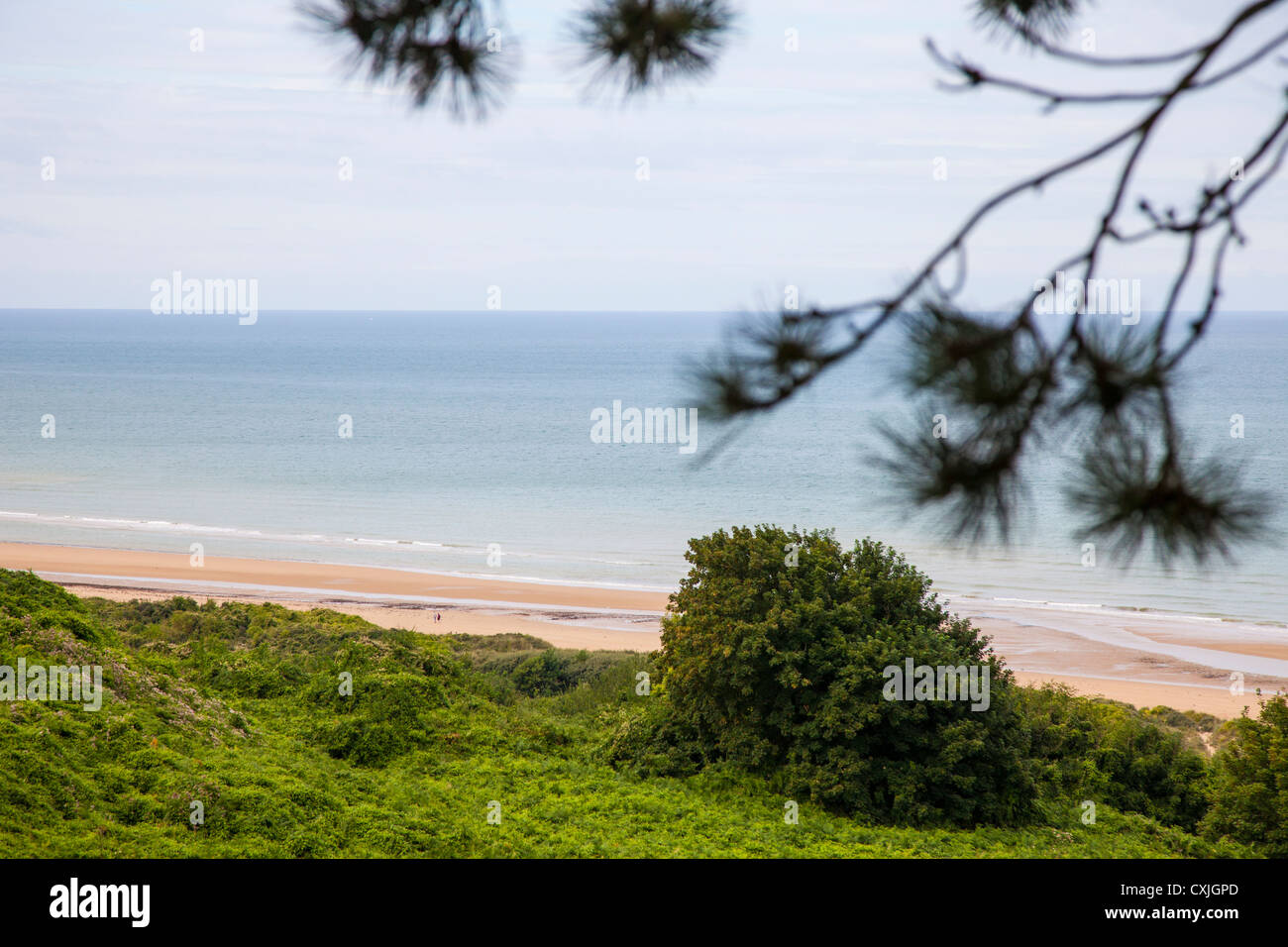 Plage de colleville sur mer Banque de photographies et d’images à haute ...