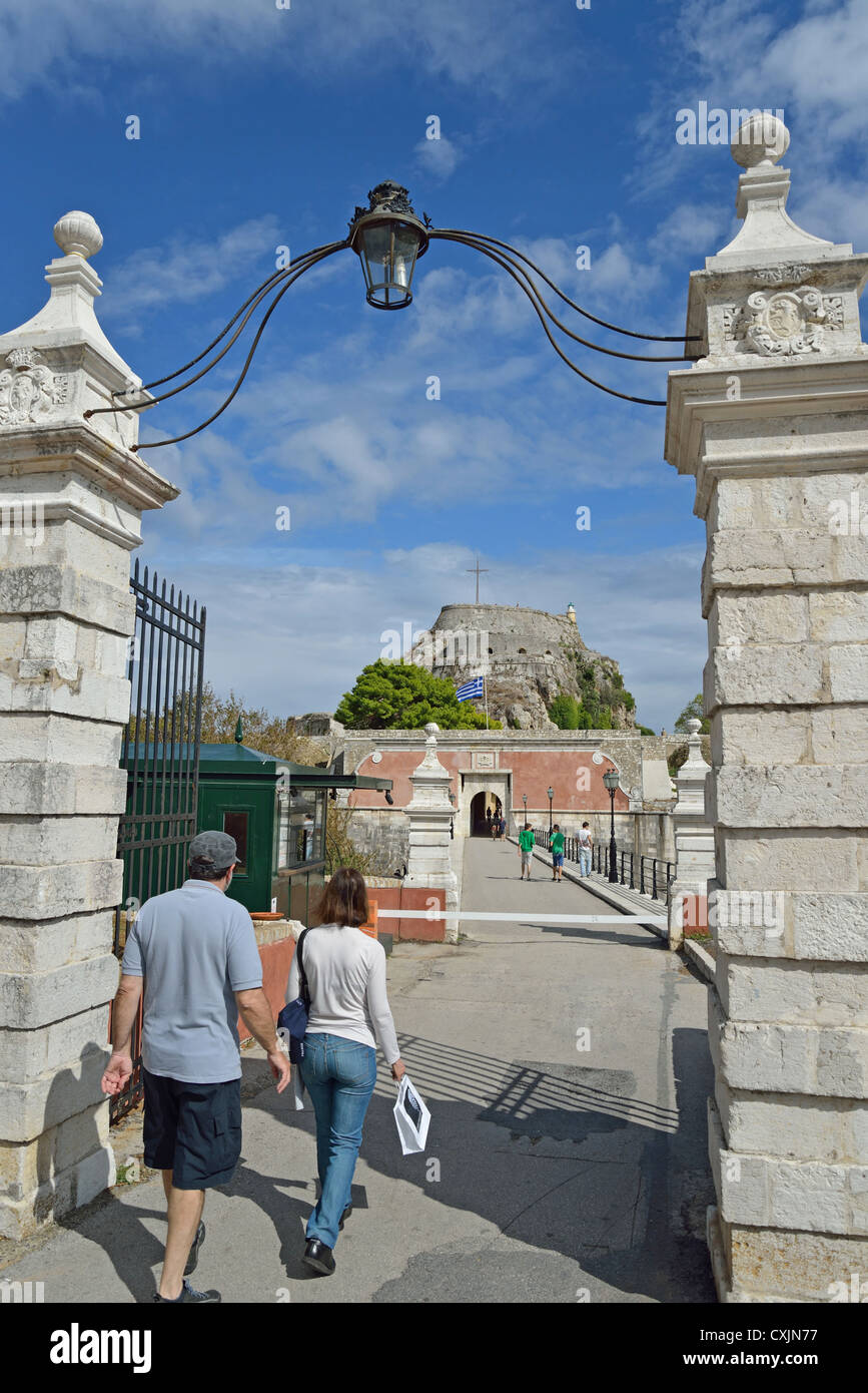 Paleo Frourio (ancienne forteresse), vieille ville de Corfou, Kerkyra ...