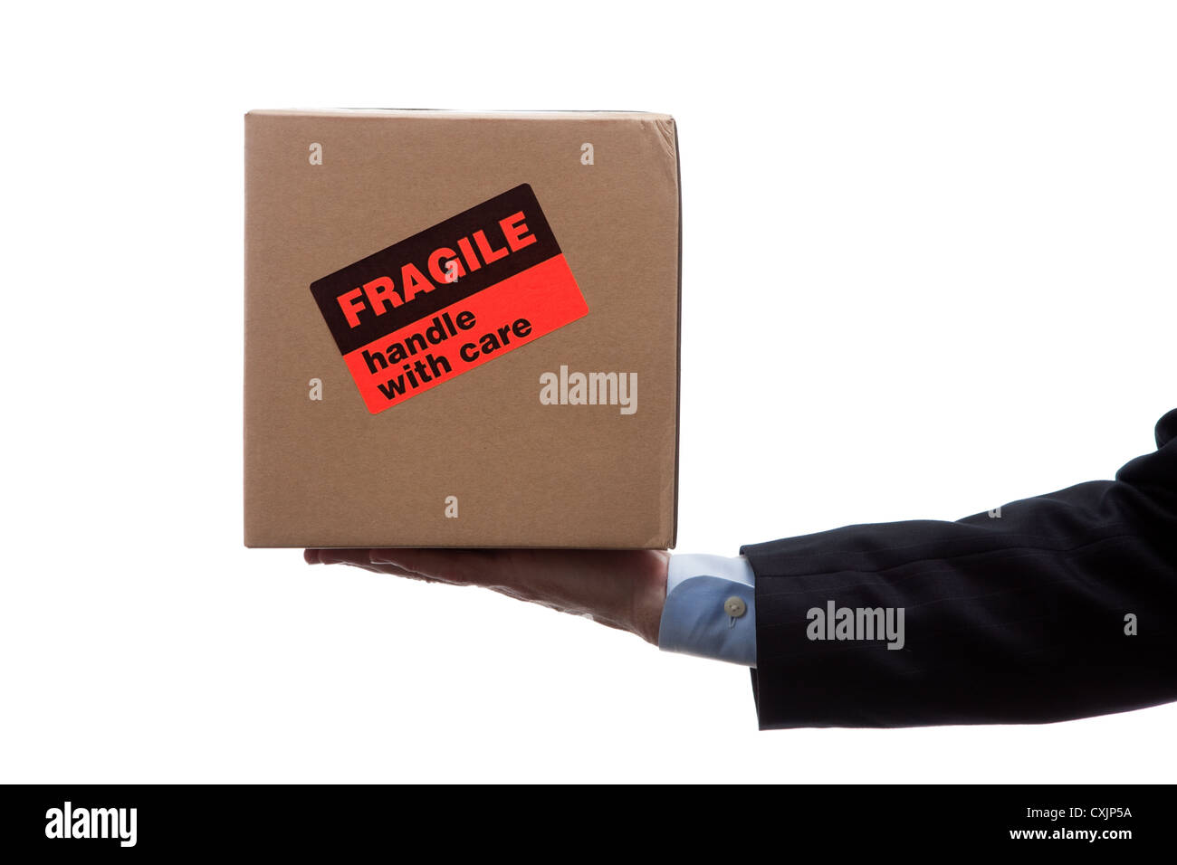 Fragile sticker box Banque de photographies et d’images à haute ...