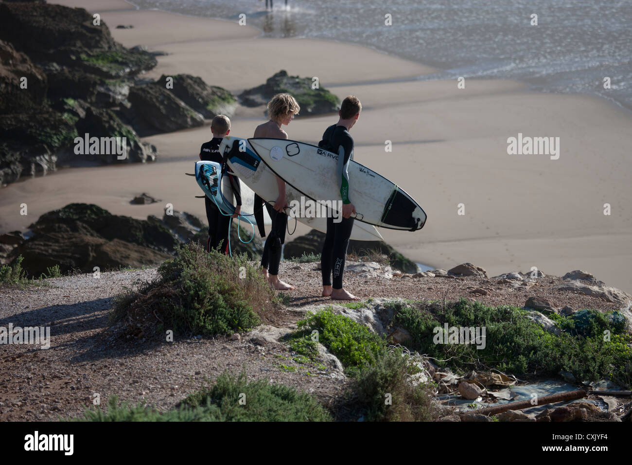 Surfing imsouane wave morocco Banque de photographies et d’images à ...