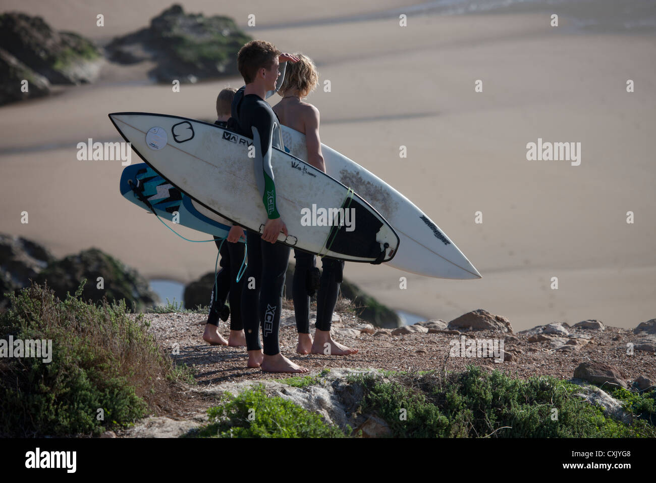 Surfing imsouane wave morocco Banque de photographies et d’images à ...