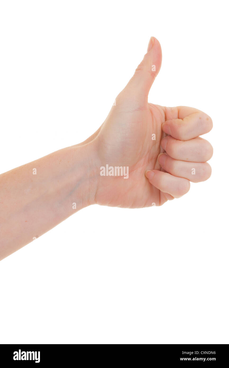 Pouce en l’air Photo Stock - Alamy