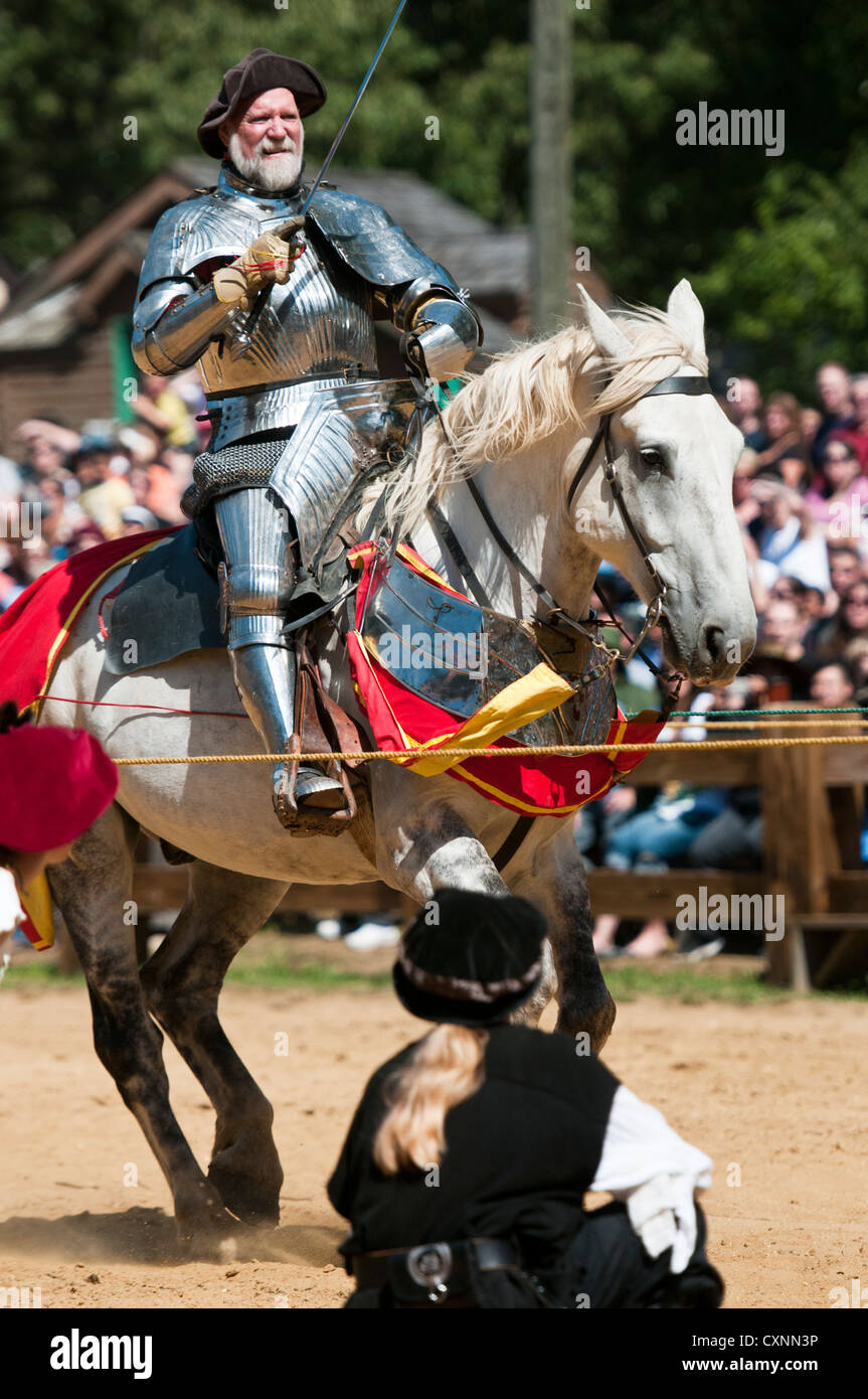 Chevalier lance cheval Banque de photographies et d’images à haute ...