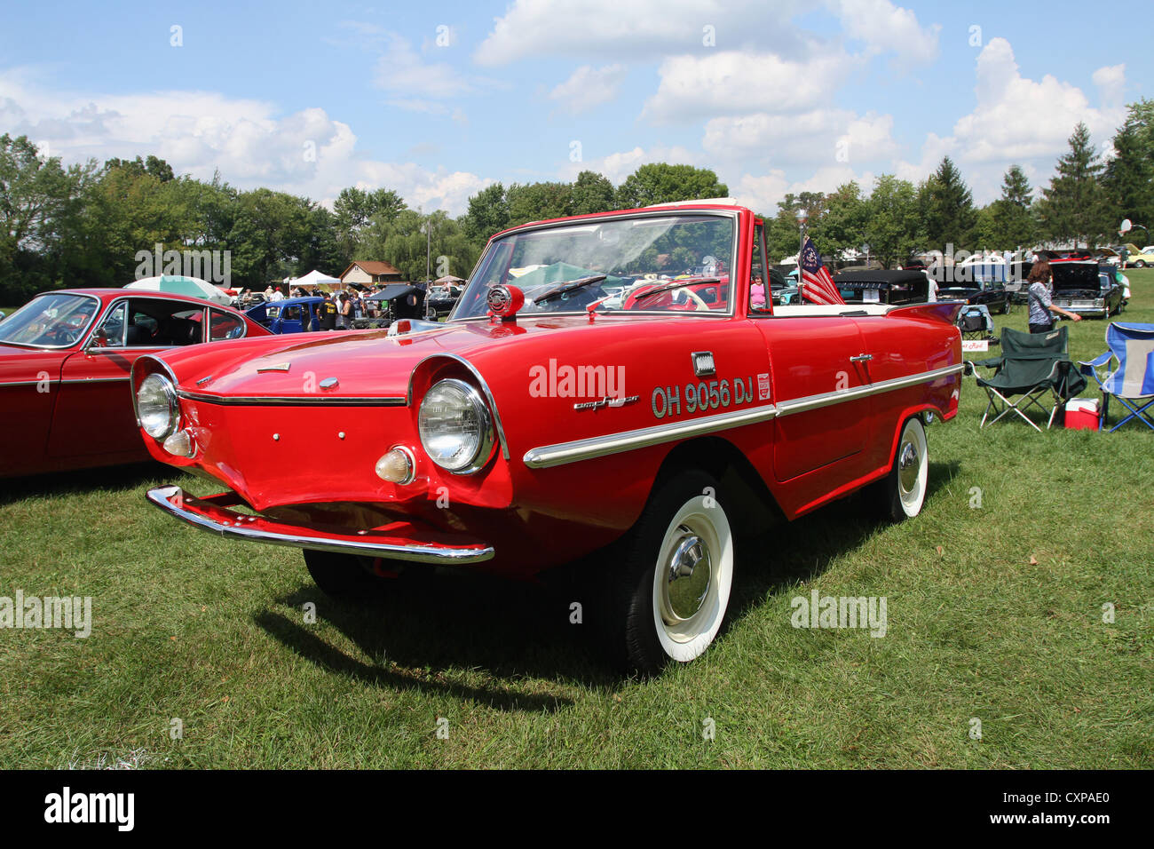 Voiture amphibie rouge amphicar Banque de photographies et d’images à ...