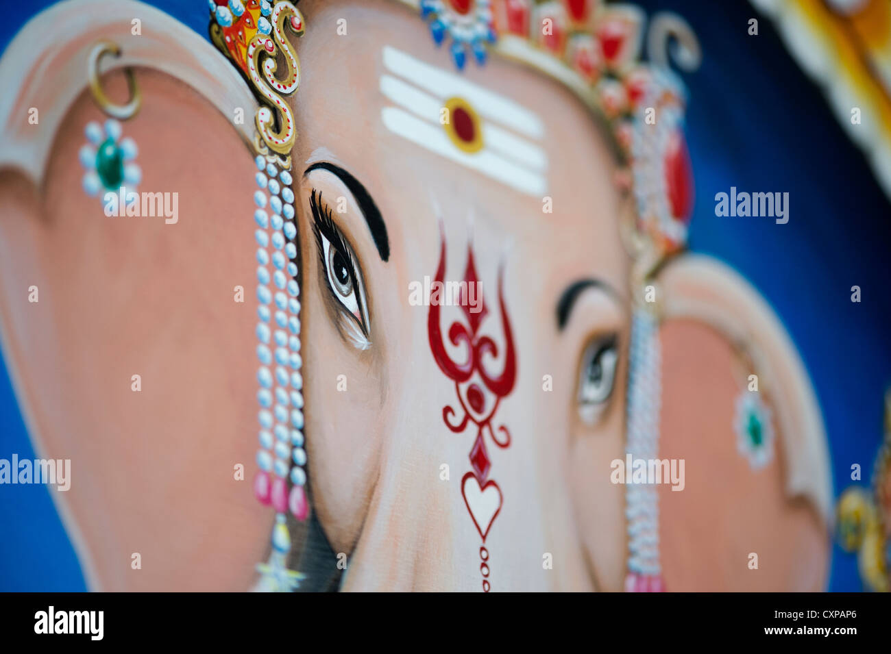 Lord ganesha painting Banque de photographies et d’images à haute ...