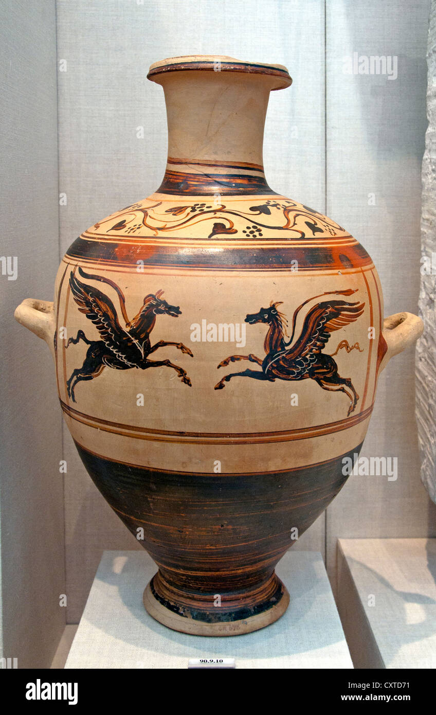 Hadra Terracotta pot d'eau Hydria ptolémaïque grec Grèce Crète Crète ...